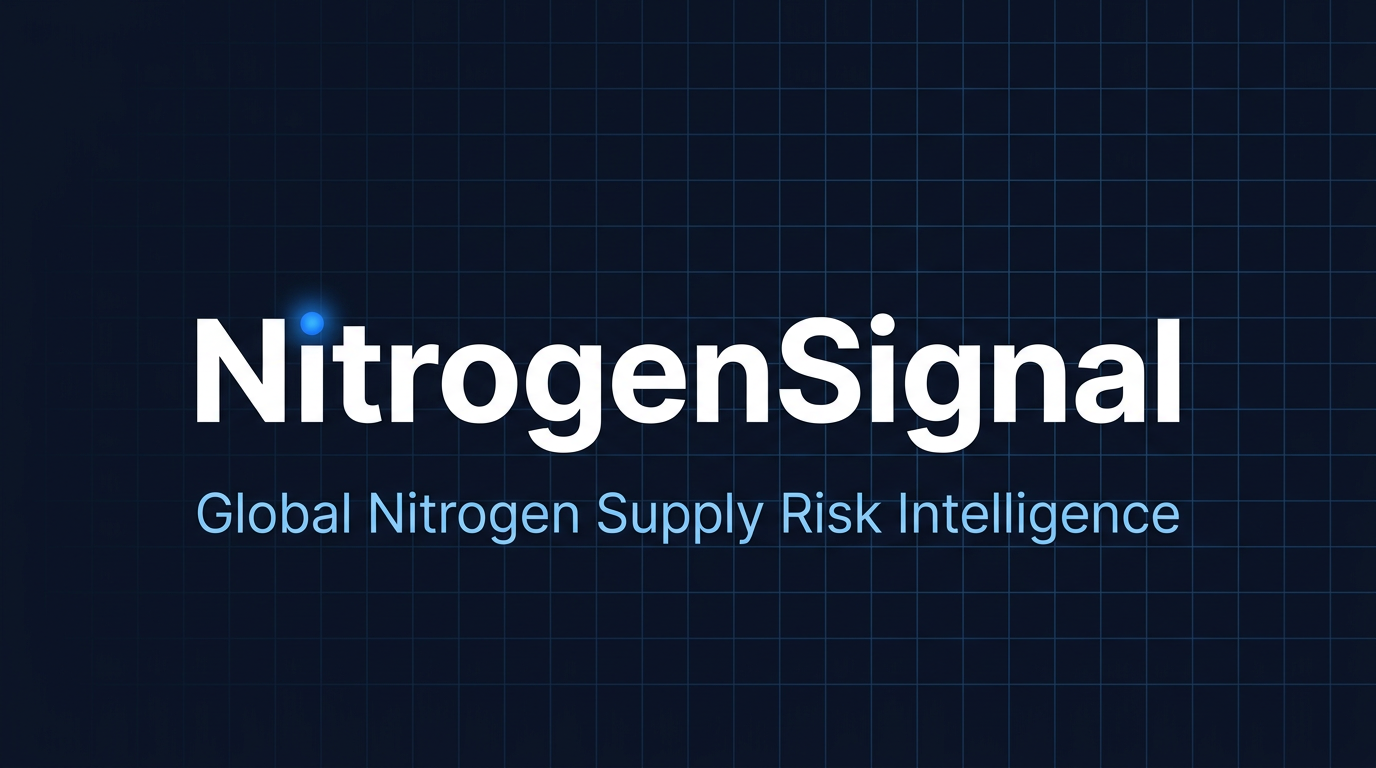 NitrogenSignal - Global Nitrogen Supply Risk Intelligence
